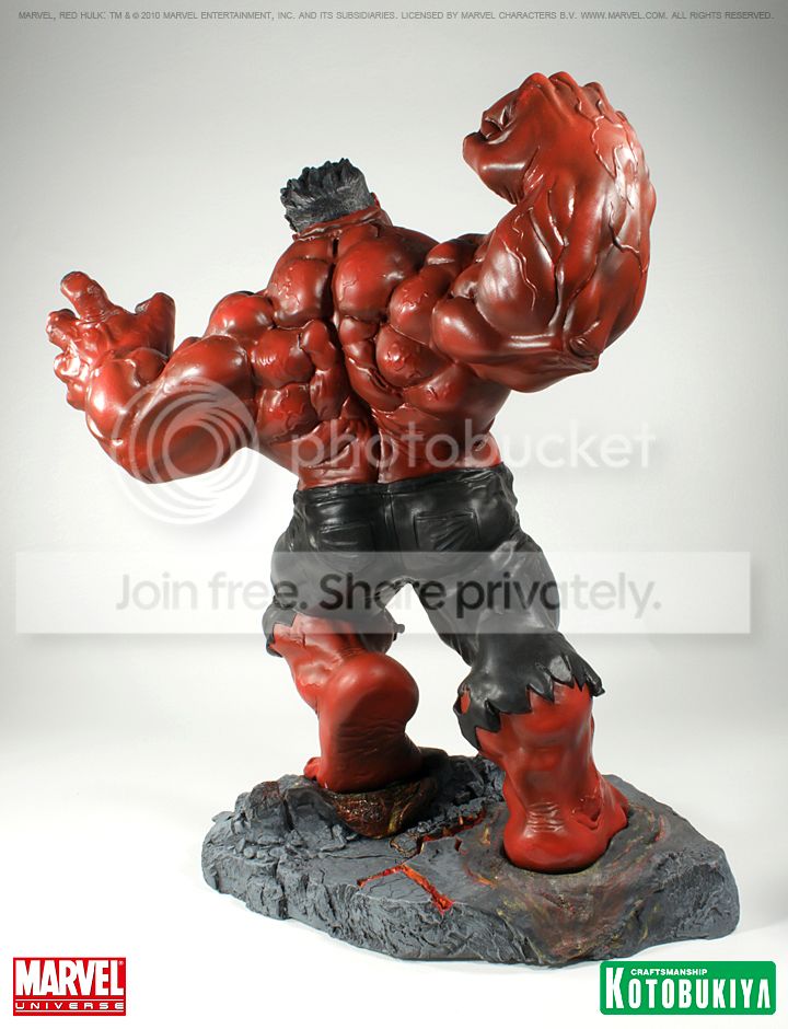 Fall of the Hulk - Red Hulk Fine Art Statue - Statue Forum
